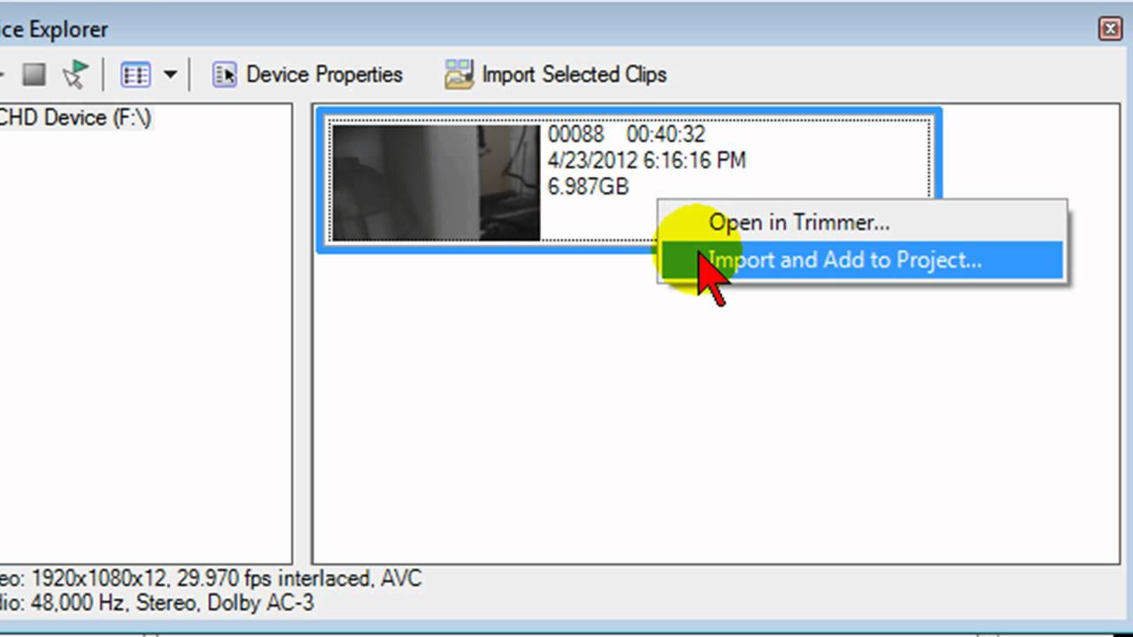 Solve the 2 gig file limit in Sony Movie Studio SDHC memory cards - YouTube