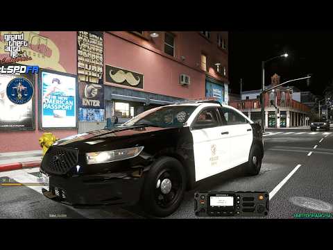 GTA V - LSPDFR 0.4.9🚔 - LA Revo - LAPD - New Realistic Radio UI (short video) - 4k