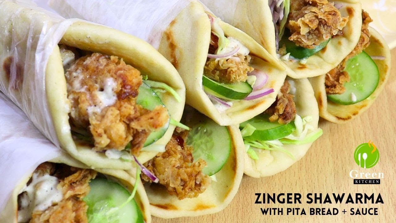 CHICKEN ZINGER SHAWARMA #FOOD TASTY #COOKING LOVER - YouTube