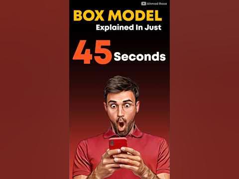 CSS Box Model Explained In Just 45 Seconds #boxmodel #css - YouTube