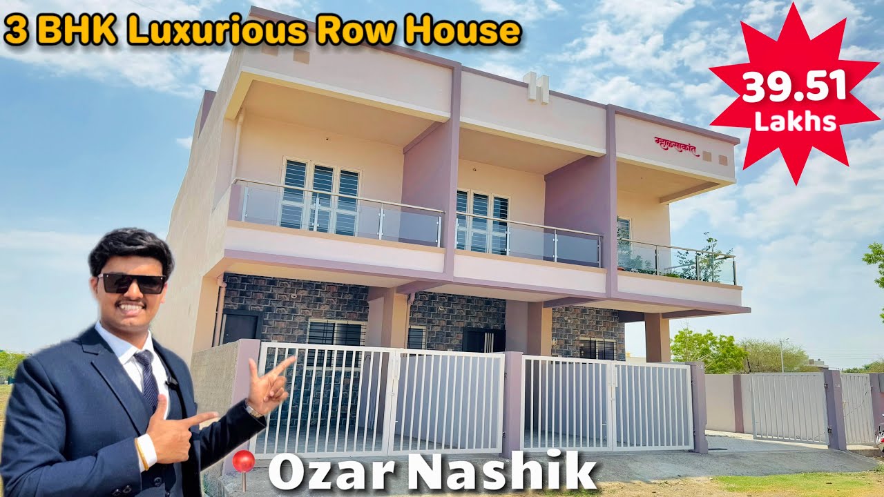 3 BHK Luxurious Row House in Ozar Nashik - YouTube