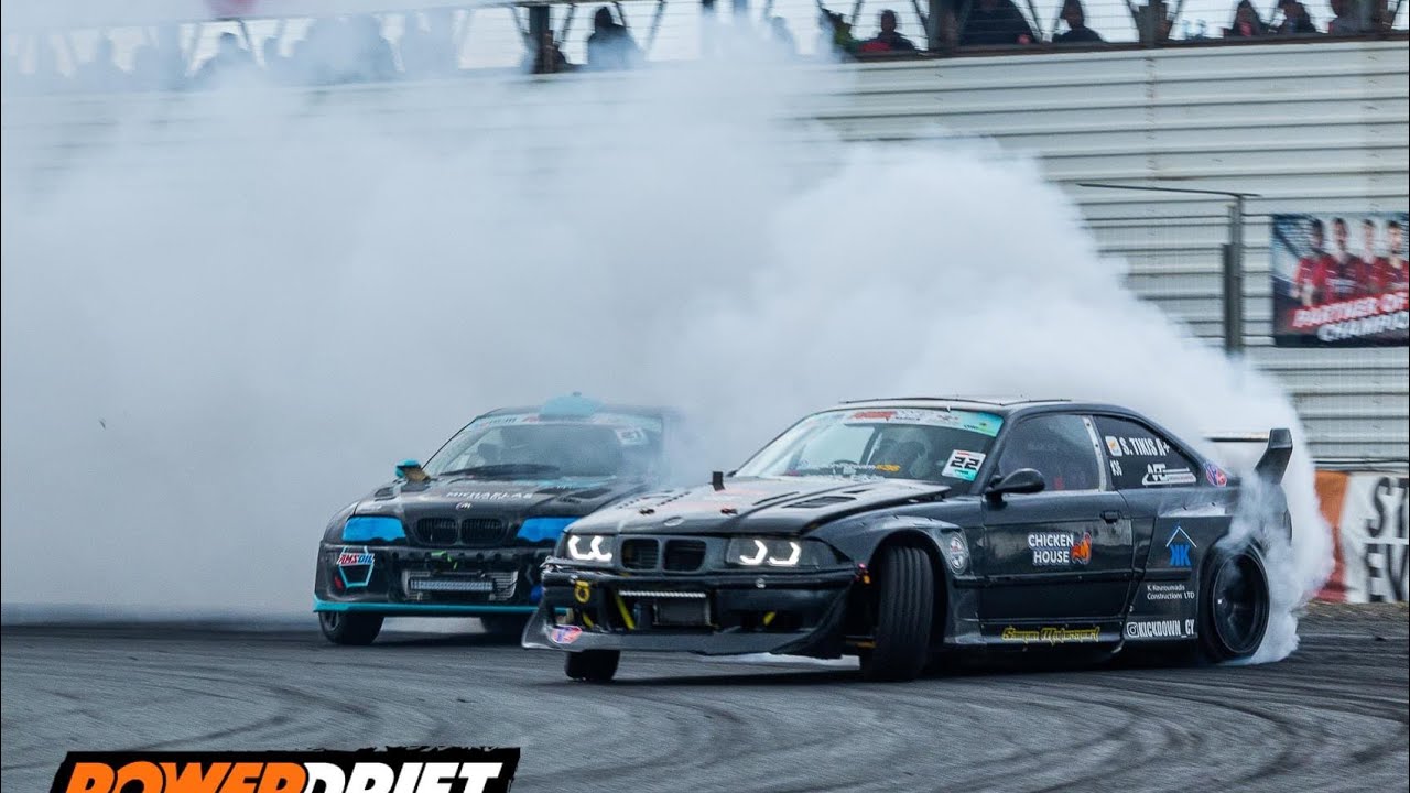 SIMOS TIKIS 1st DRIFT RACE PDC 2023 E36 2JZ POWERED - YouTube