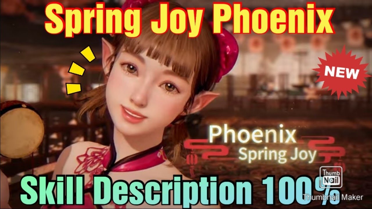 Rise Of Eros Spring Joy Phoenix Spotlight Skill Description - YouTube