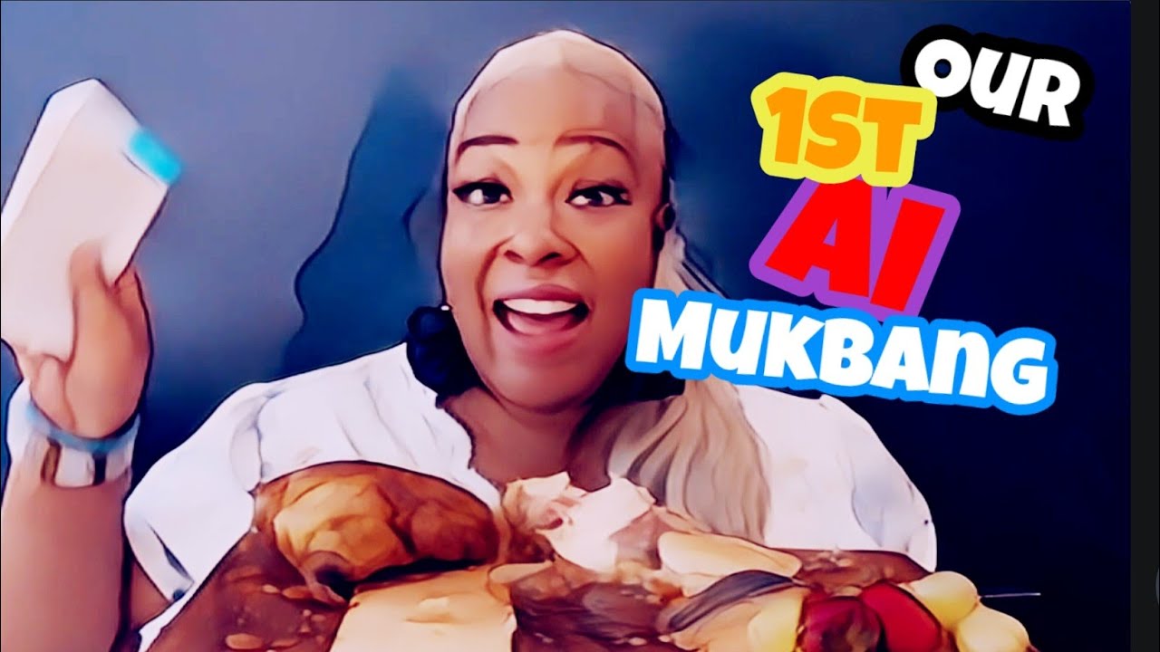 Tasty & Delicious Fried Chicken & Pancakes AI Style Mukbang Eating Show ...