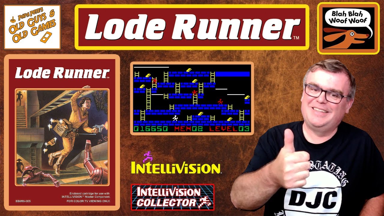 Lode Runner by Blah Blah Woof Woof - Intellivision Homebrew - Papa Pete ...