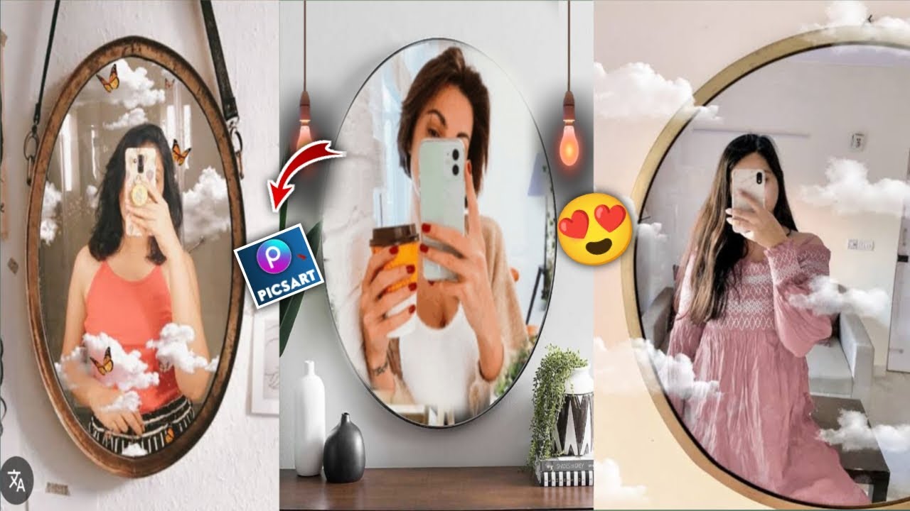 Mirror Photo EditingPicsart👍[FEEMI EDITOR]|PICSART|Mirror Photo Editing ...