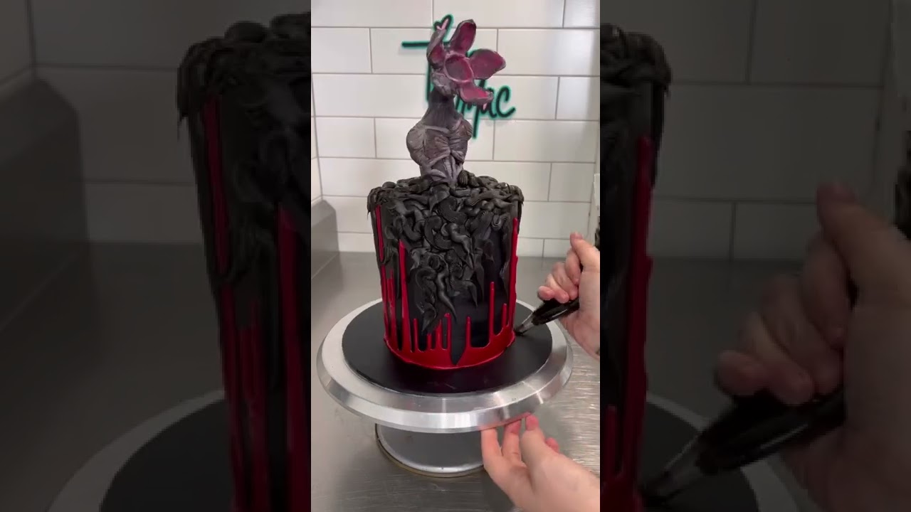 STRANGER THINGS CAKE: THE DEMOGORGON! - YouTube
