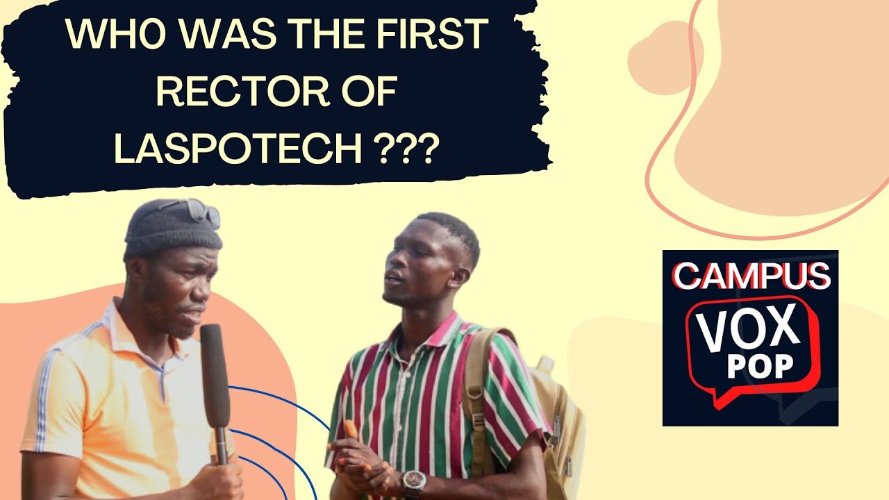 WHO WAS THE FIRST RECTOR OF LASPOTECH #viralvideo #bbnaija # ...