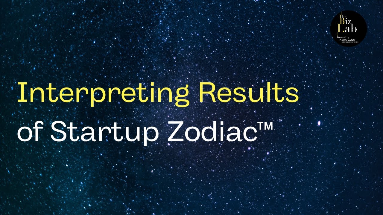 Interpreting Results of Startup Zodiac - YouTube