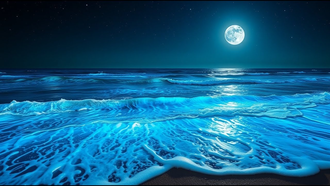 Celestial Night Waves | 10 Hours Ocean Tide Drift for Deep Sleeping ...
