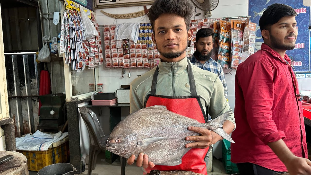 Halwa Fish #fishcuting #viralvideo #seafood #food #fishfood #petfood # ...