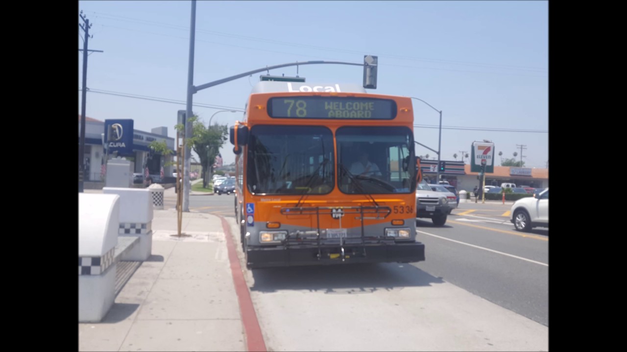 (AUDIO) LACMTA 2001 New Flyer C40LF #5336 - YouTube