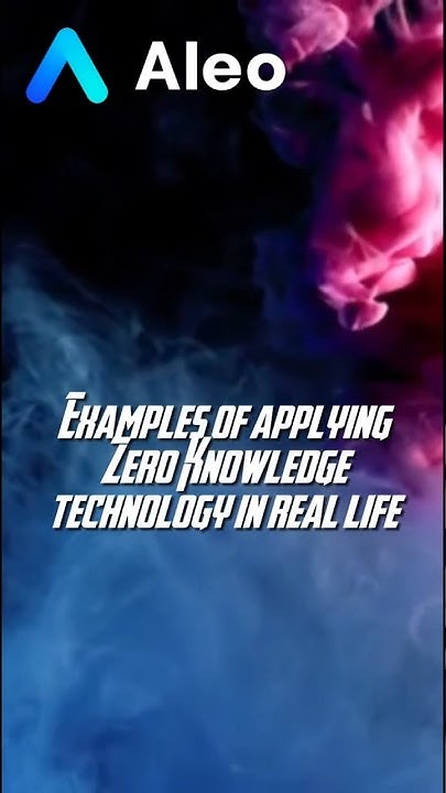Zero Knowledge in Real Life. #aleo - YouTube