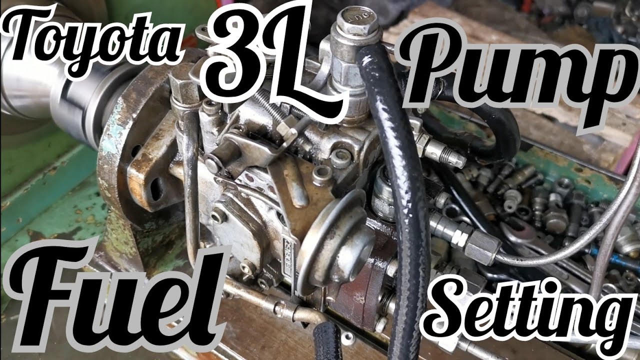 How Toyota hilux diesel pump fuel prashor setting - YouTube