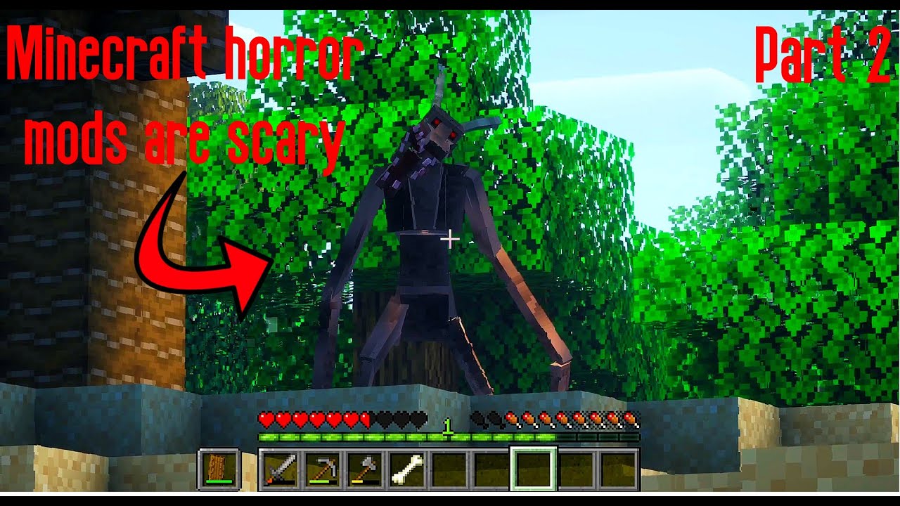 Minecraft Horror mods are scary: part 2 - YouTube