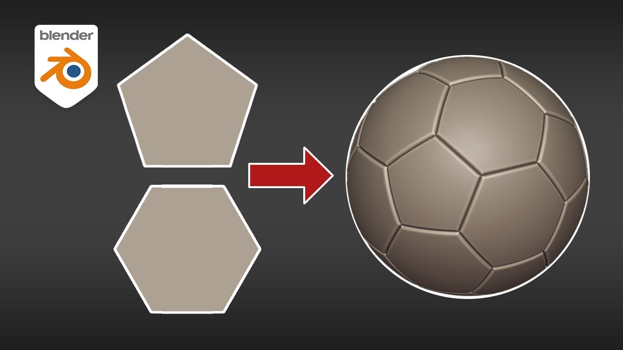 Blender Tutorial: Create a Perfect Football (Soccer Ball) with ...