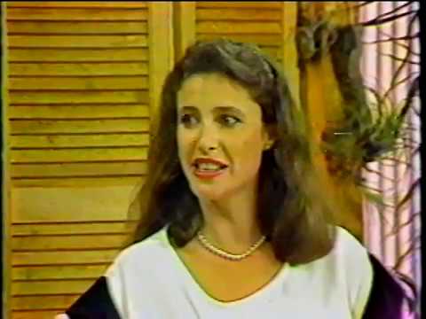 Mimi Rogers Bill Tush in 1983