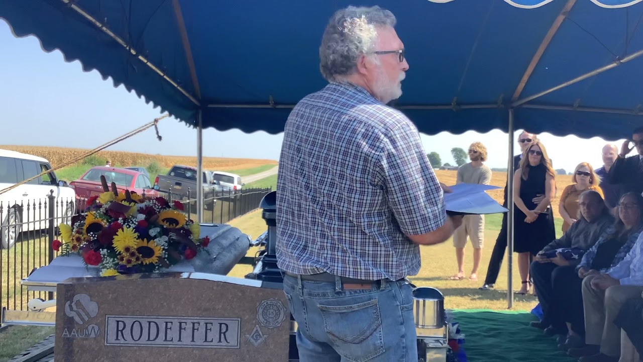John Henry Rodeffer Graveside - September 18, 2021 - YouTube