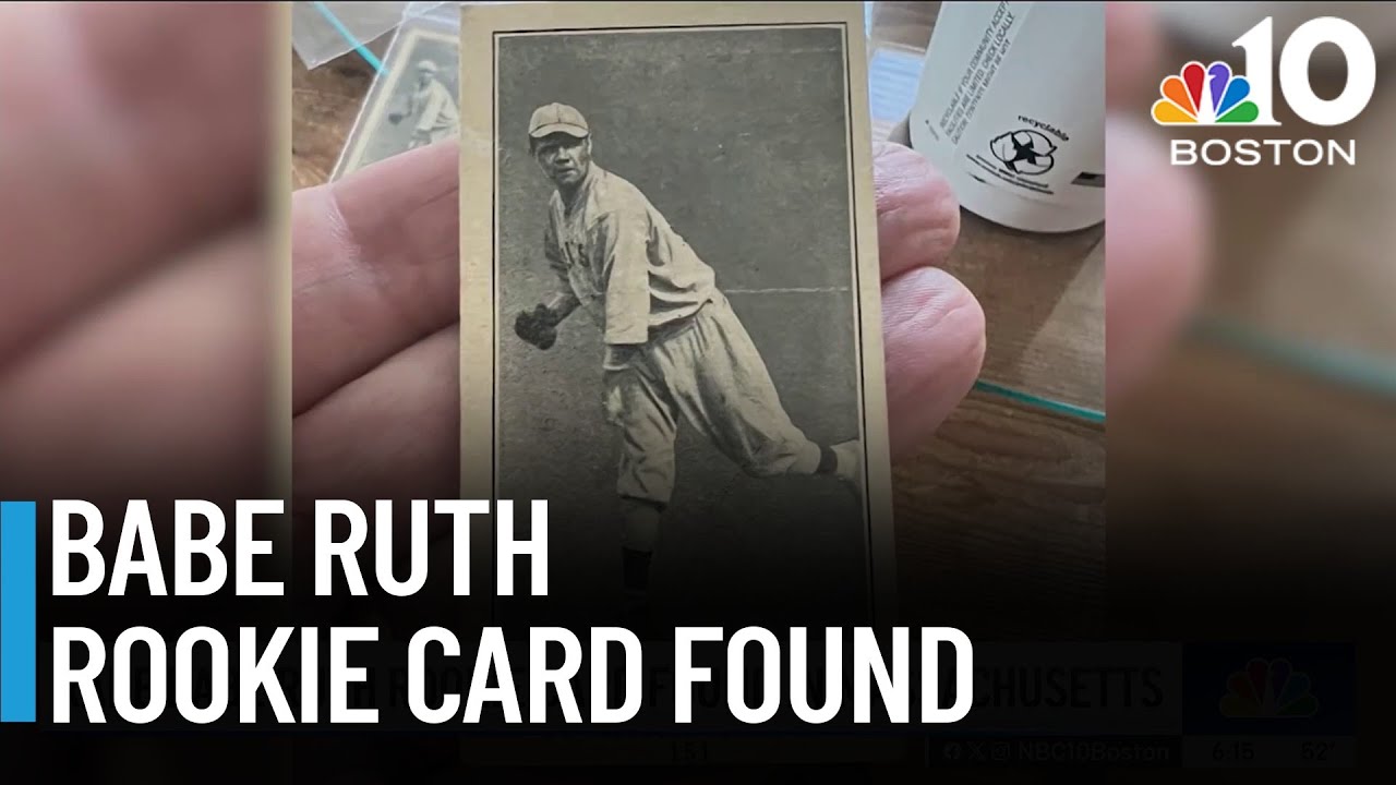 Rare Babe Ruth rookie card found in Danvers - YouTube