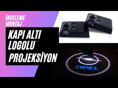 Kapı Altı Logolu Projeksiyon İnceleme Montaj