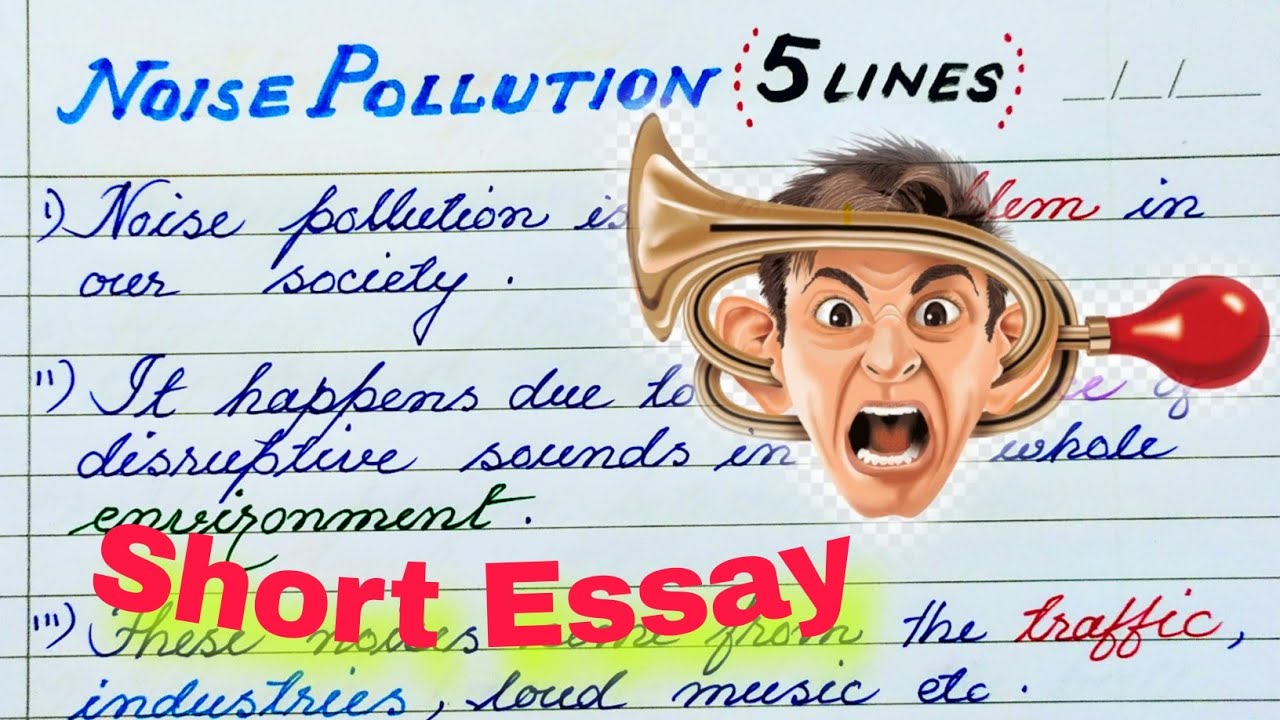 noise pollution essay in english | 5 lines on noise pollution | short ...