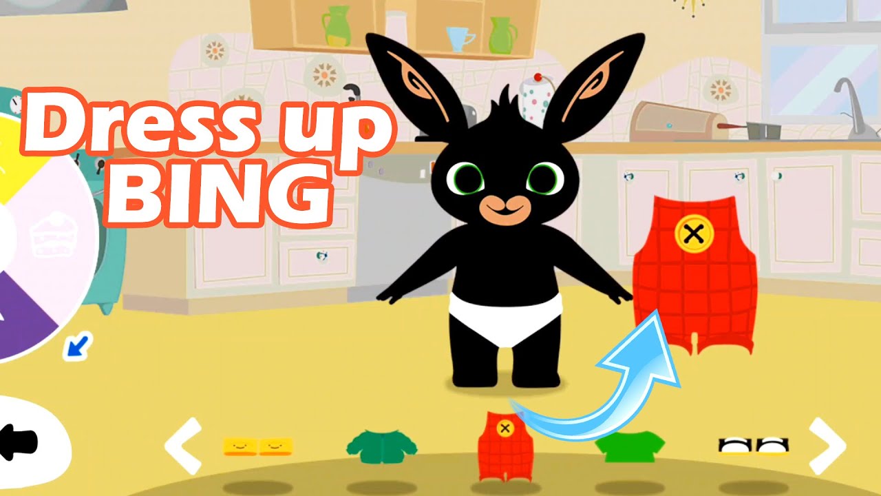 Dressing up BING bunny and COCO | Bing: Let's Play mobile game - YouTube