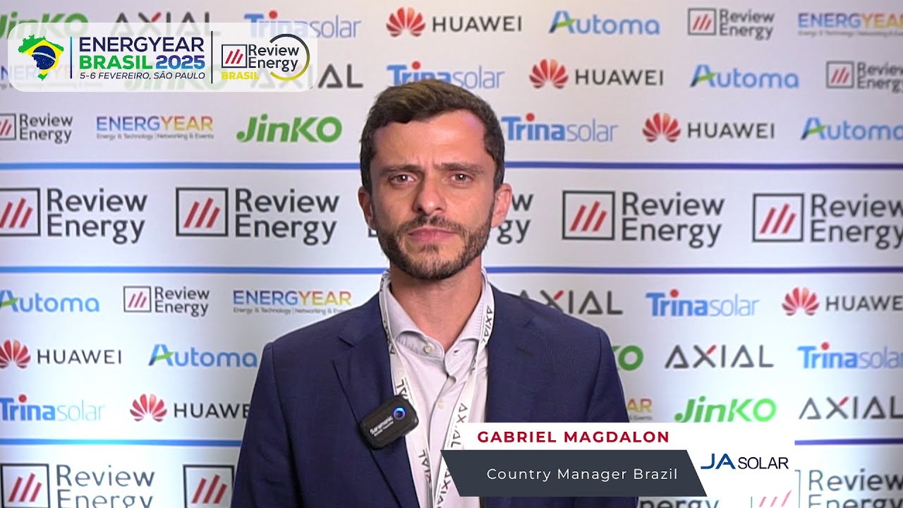 Energyear Brasil 2025 | Entrevista com Gabriel Magdalon da JA Solar ...
