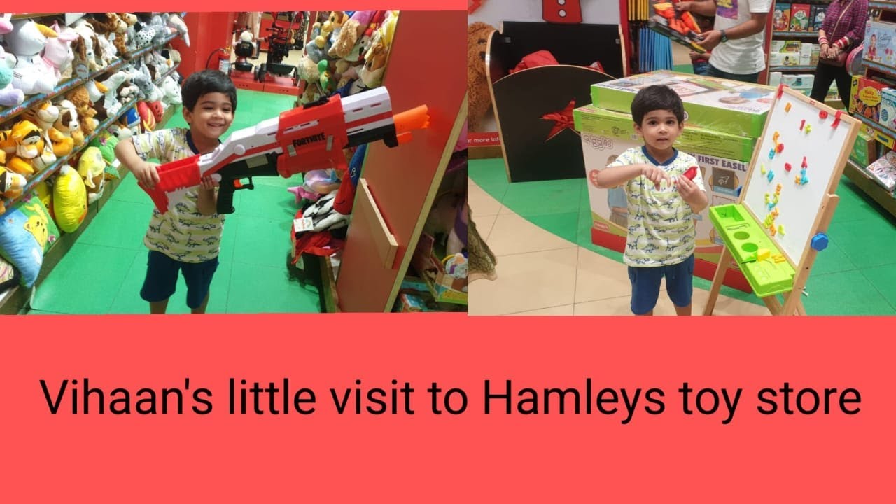 Vihaan Exploring Hamleys toy store - YouTube
