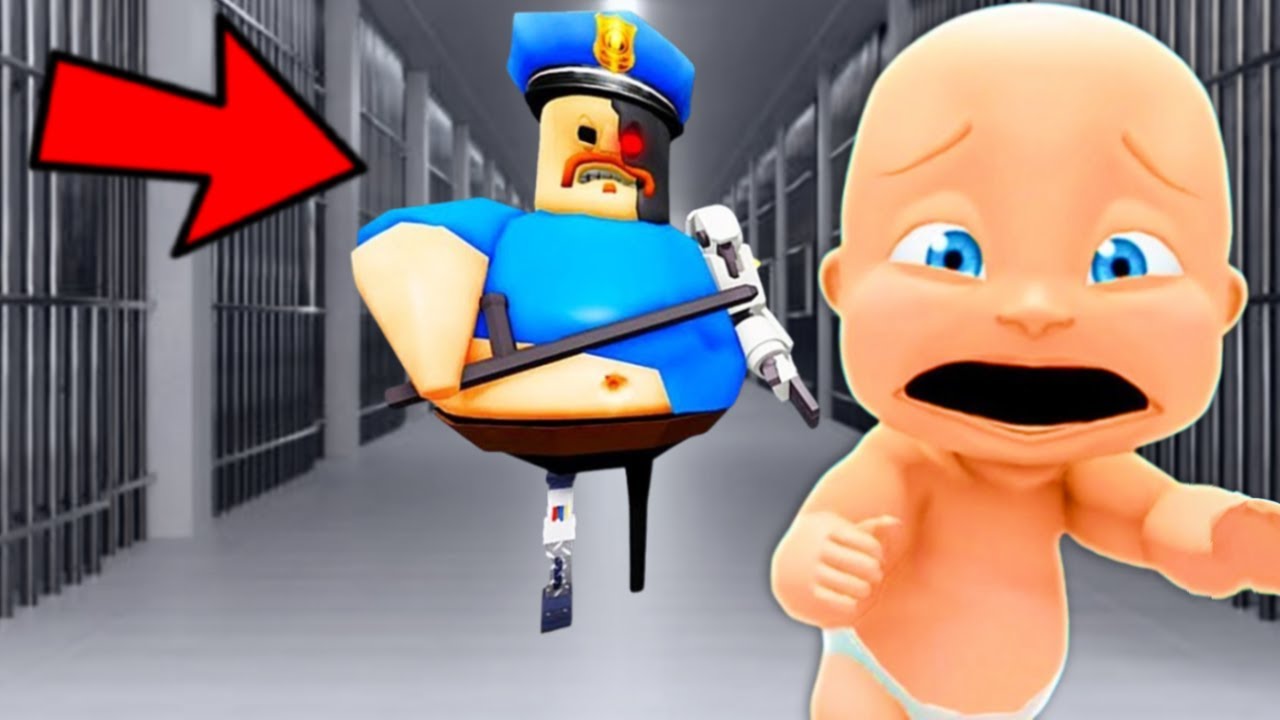 Baby Escapes ROBOT PRISON! - YouTube