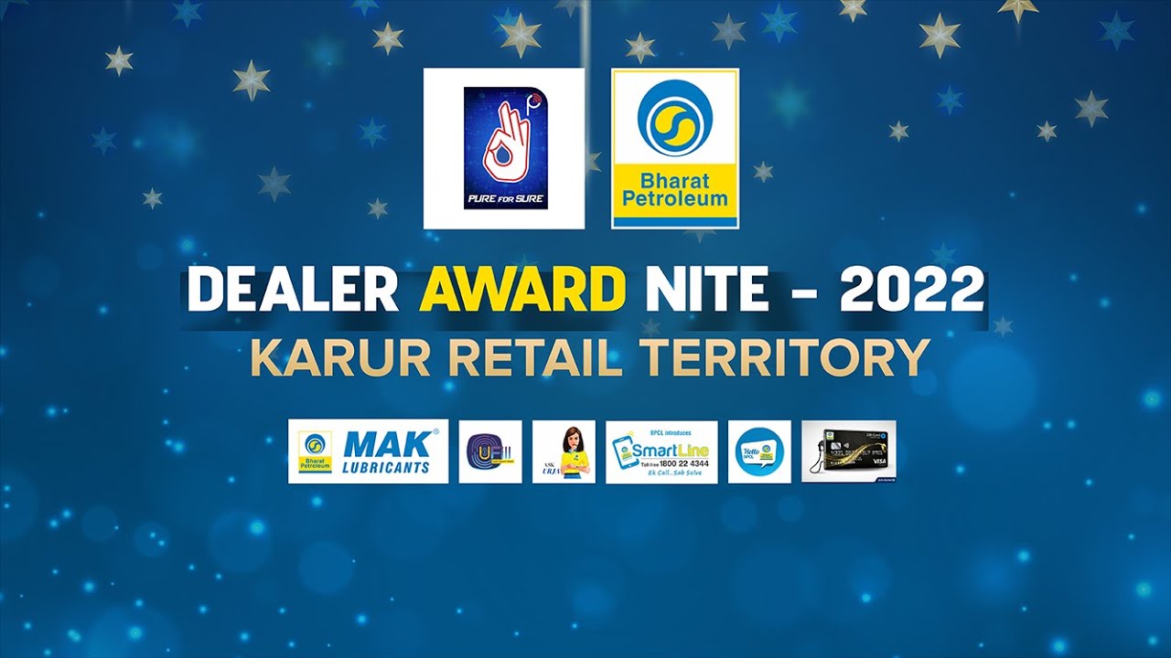 BPCL Dealer AWARD Nite 2022 - Karur Retail Territory | Live Stream ...