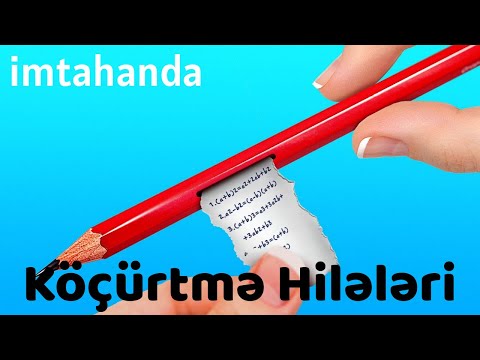 İMTAHANDA MARAQLİ KÖÇÜRMƏ ÜSULLARİ 2020