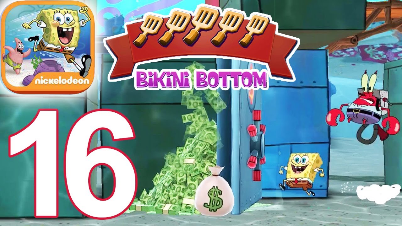 SpongeBob Patty Pursuit - Golden Spatulas - Bikini Bottom Gameplay ...