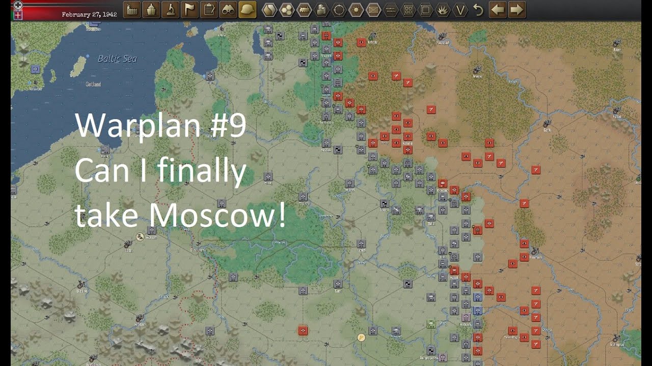 Warplan Game Drive on Moscow & Leningrad, North Africa Defense, World ...