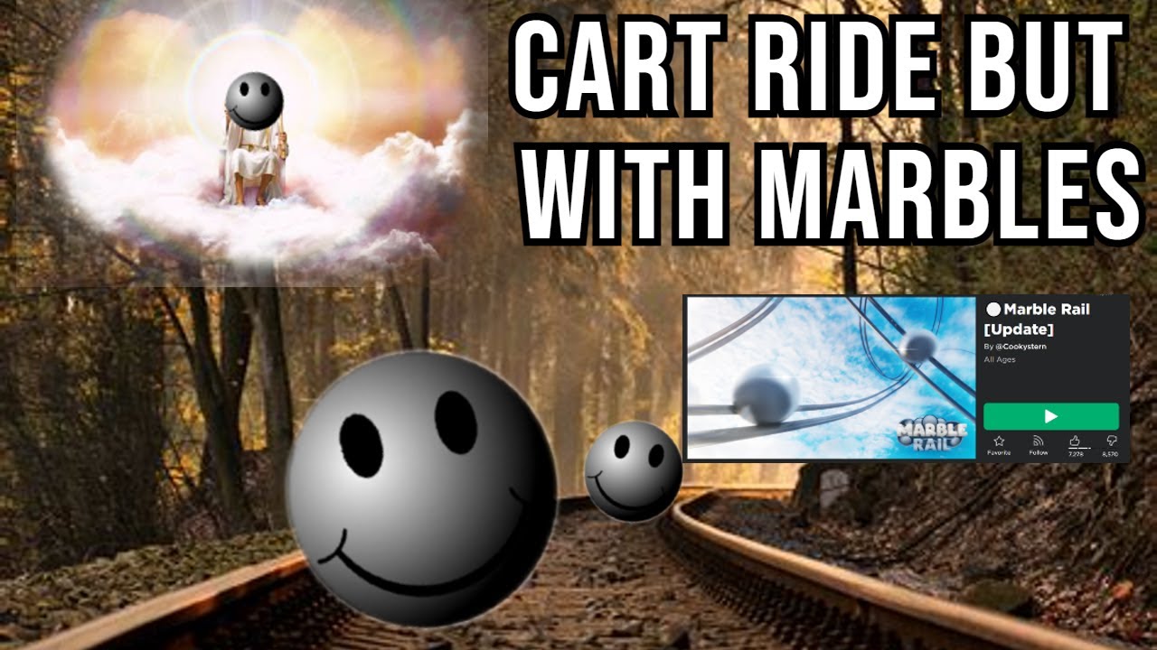 Roblox Marble Cart Ride | Marble Rail Funny Moments - YouTube