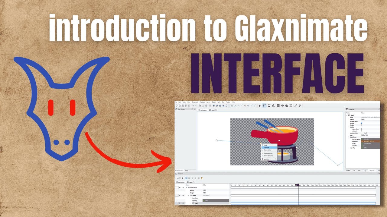 Glaxnimate Explain: Introduction to Glaxnimate interface - YouTube