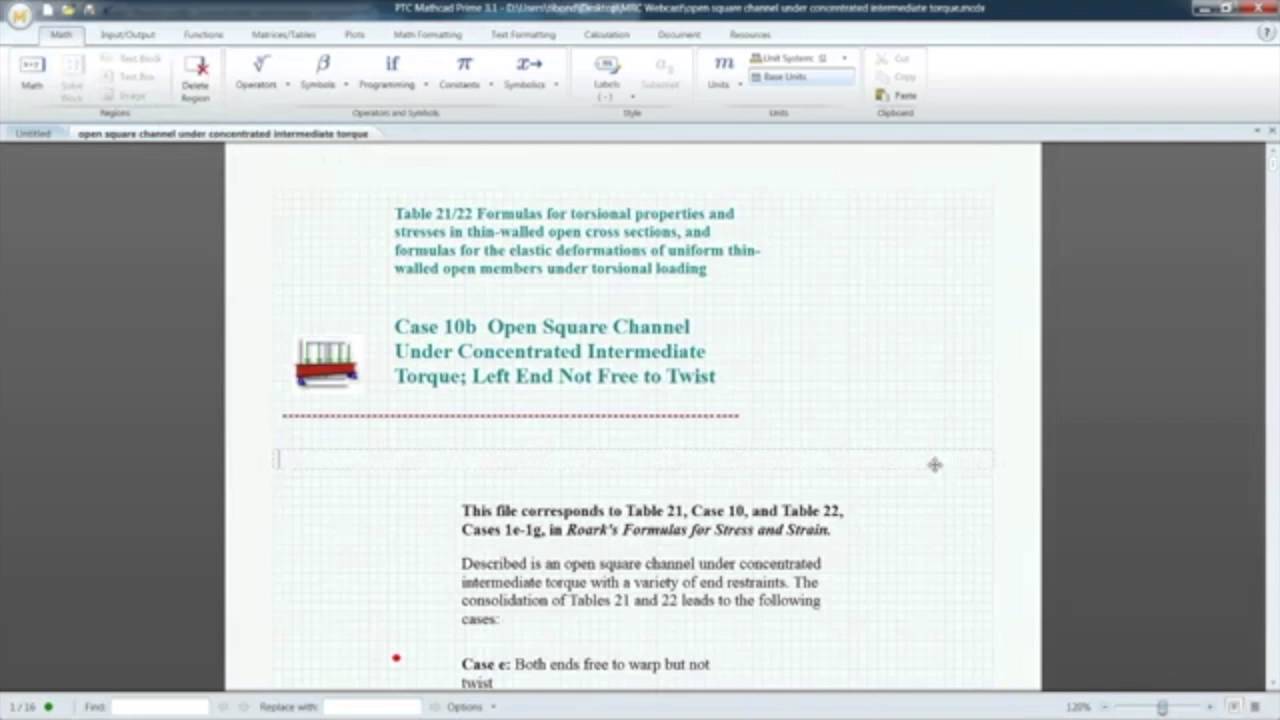 MRC- Learn about Mathcad Prime 3. 1 - YouTube