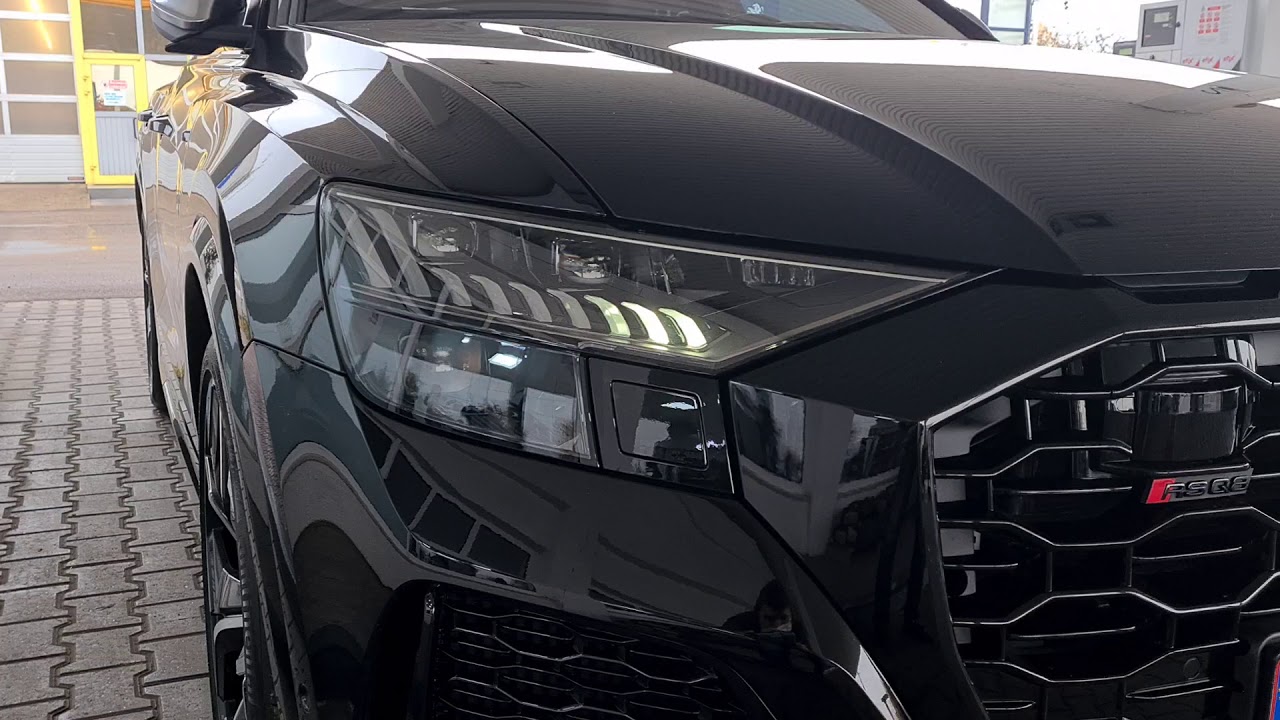 Audi RS Q8 600HP with HD matrix LED headlights - Front - YouTube