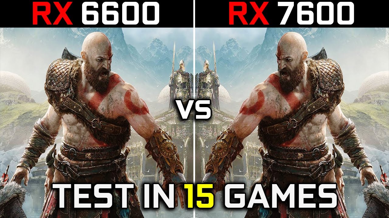 RX 6600 vs RX 7600 | Test in 15 Games at 1080p | How Big Is The ...