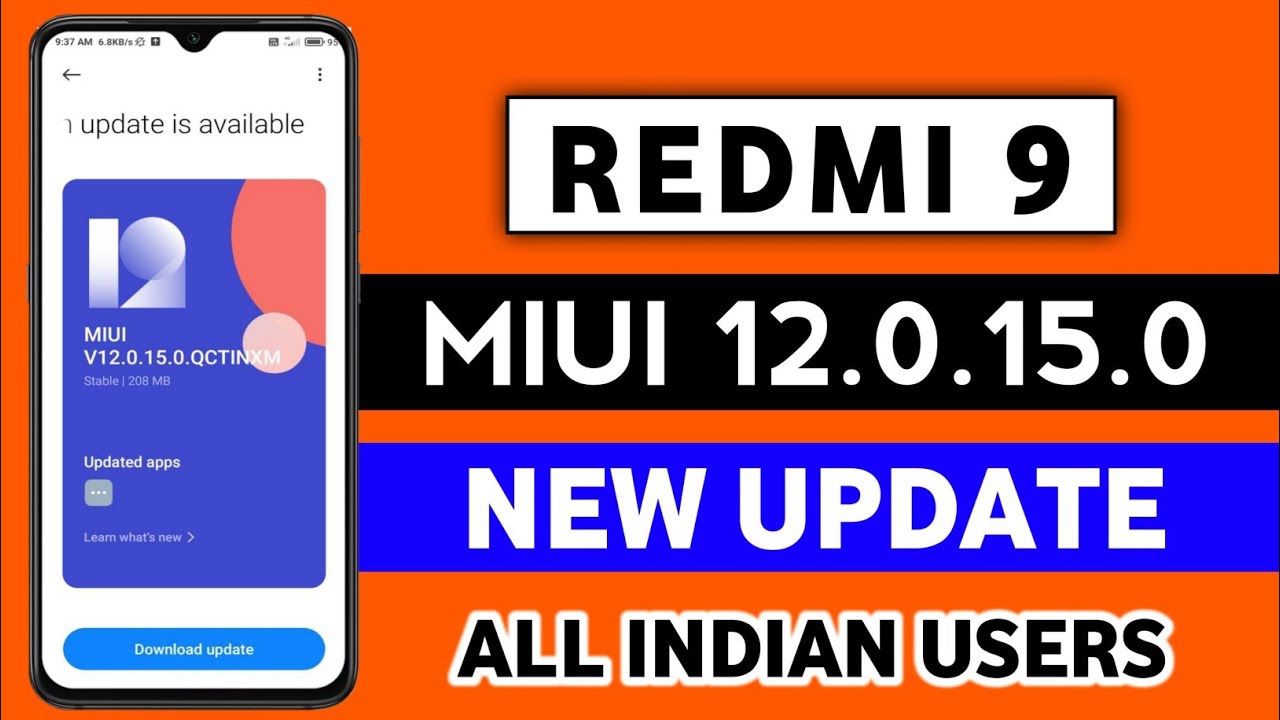 Redmi 9 MIUI 12.0.15.0 Update | Redmi 9 New Update | Redmi 9 Update ...