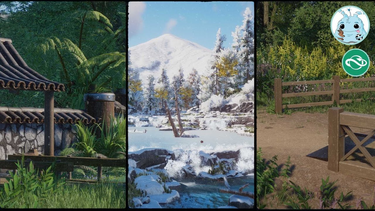 🌳 My Terrain and Foliage Tips and Tricks | Planet Zoo | Walkthrough ...