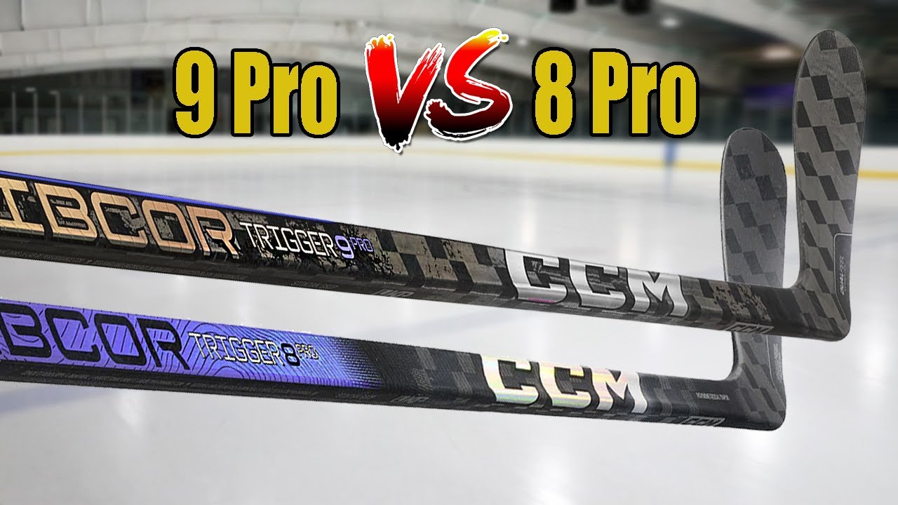 CCM Ribcor Trigger 9 Pro vs Trigger 8 Pro hockey stick review - Which ...