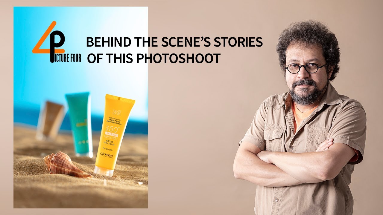 Beach photoshoot by indoor studio setup (behind the scene) - YouTube