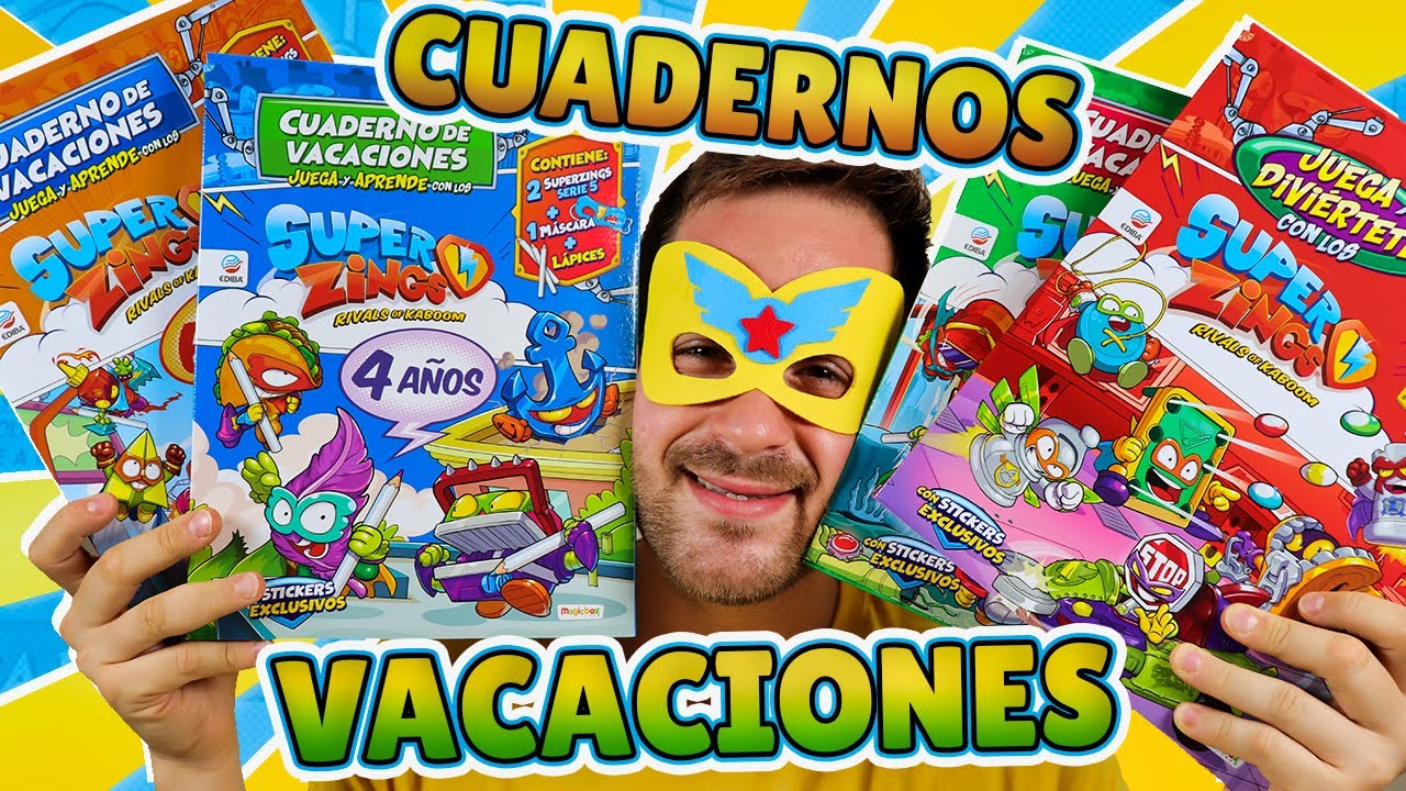 LOS CUADERNOS DE VACACIONES DE LOS SUPERTHINGS ¡¡ EN NADA LA SERIE ...