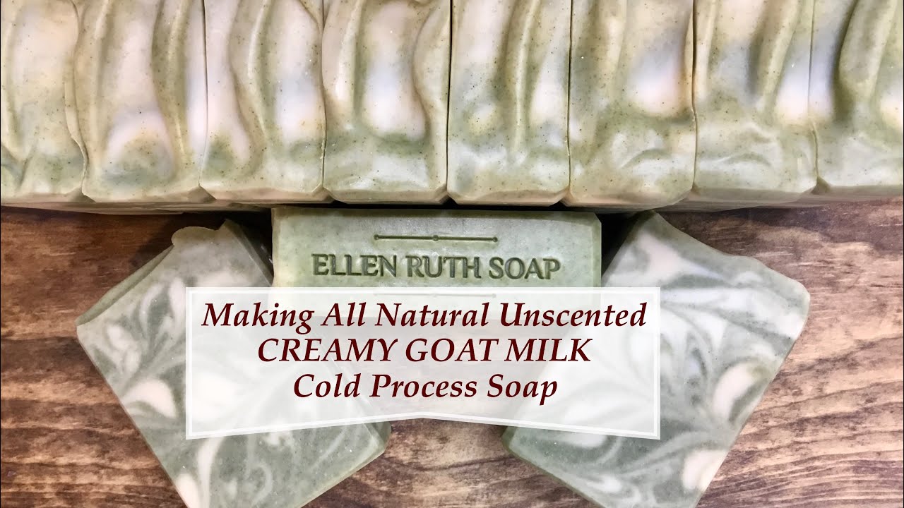 All Natural Goat Milk Soap w/ Green Clay & Spirulina Swirls + How to ...