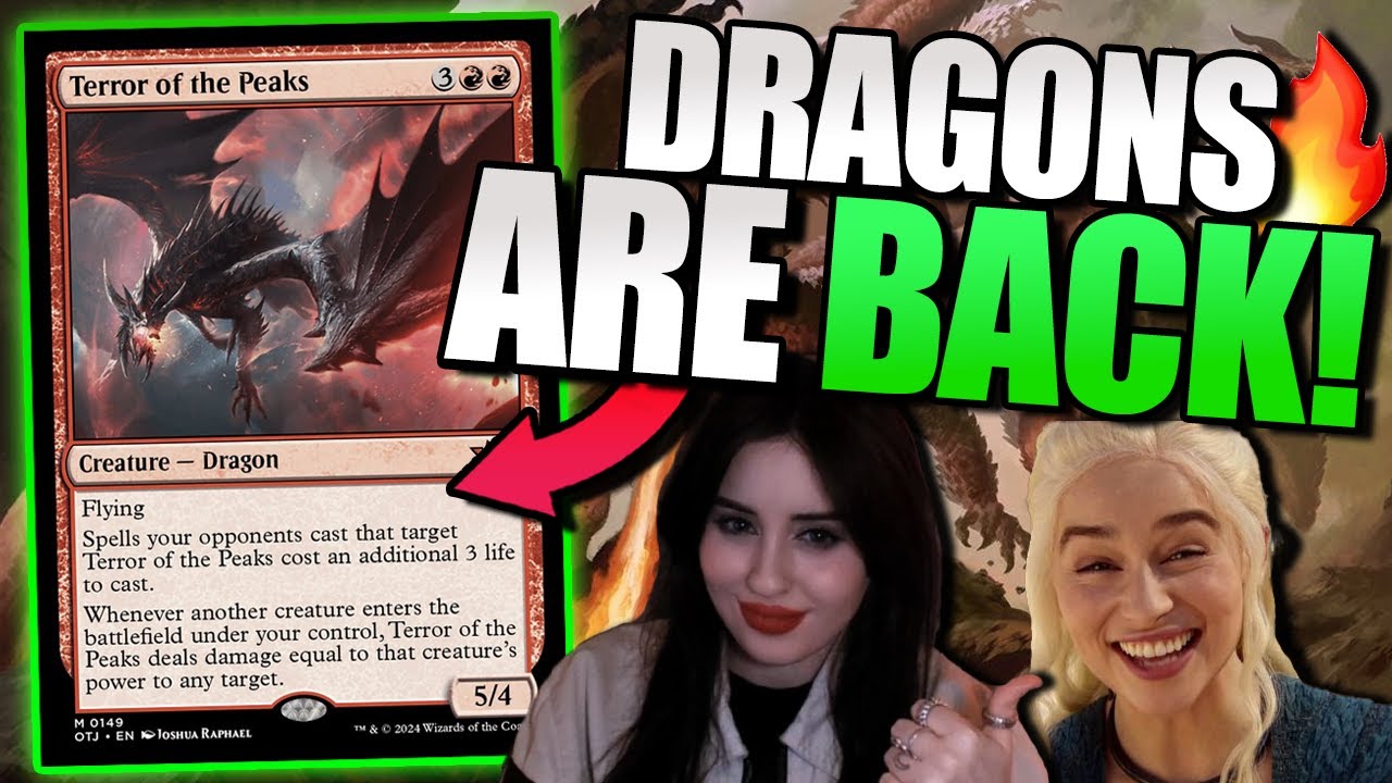 This deck got HUGE upgrades!🔥NEW Standard Dragon Deck🐉MTG Gameplay ...