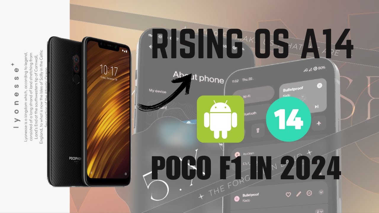 Poco F1 on Android 14? RISING OS Review - YouTube