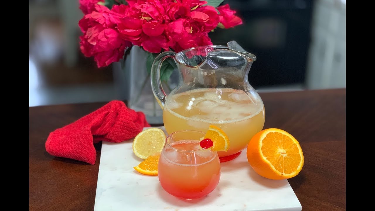 How to make Sunset Punch - YouTube