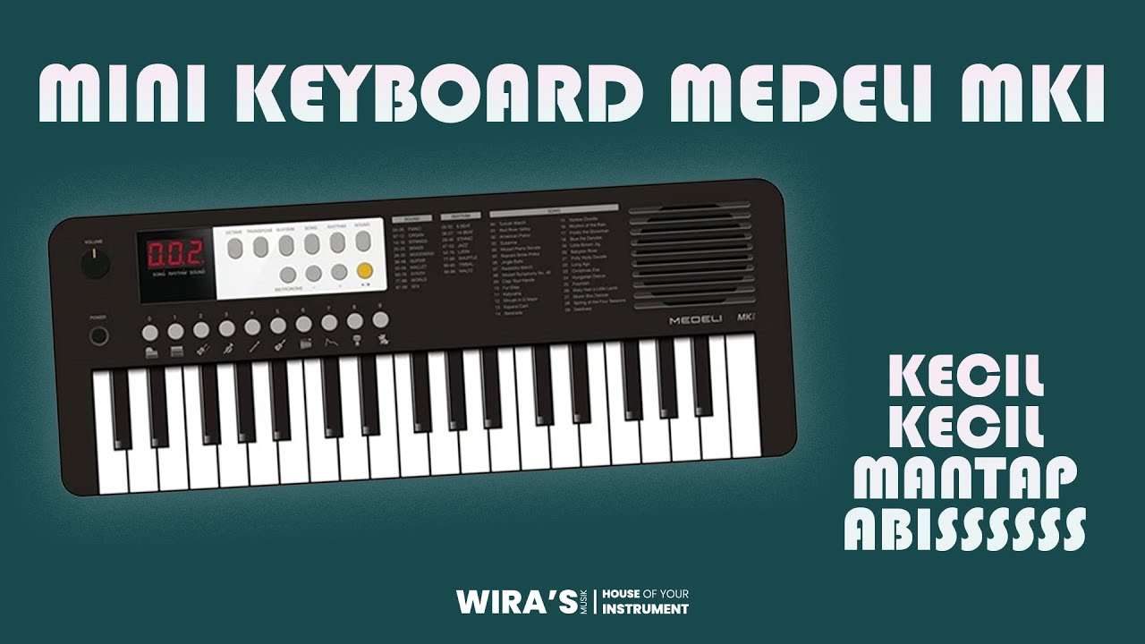 Keyboard Mini Untuk Para Pemula & Professional. Medeli Mini Keyboard ...