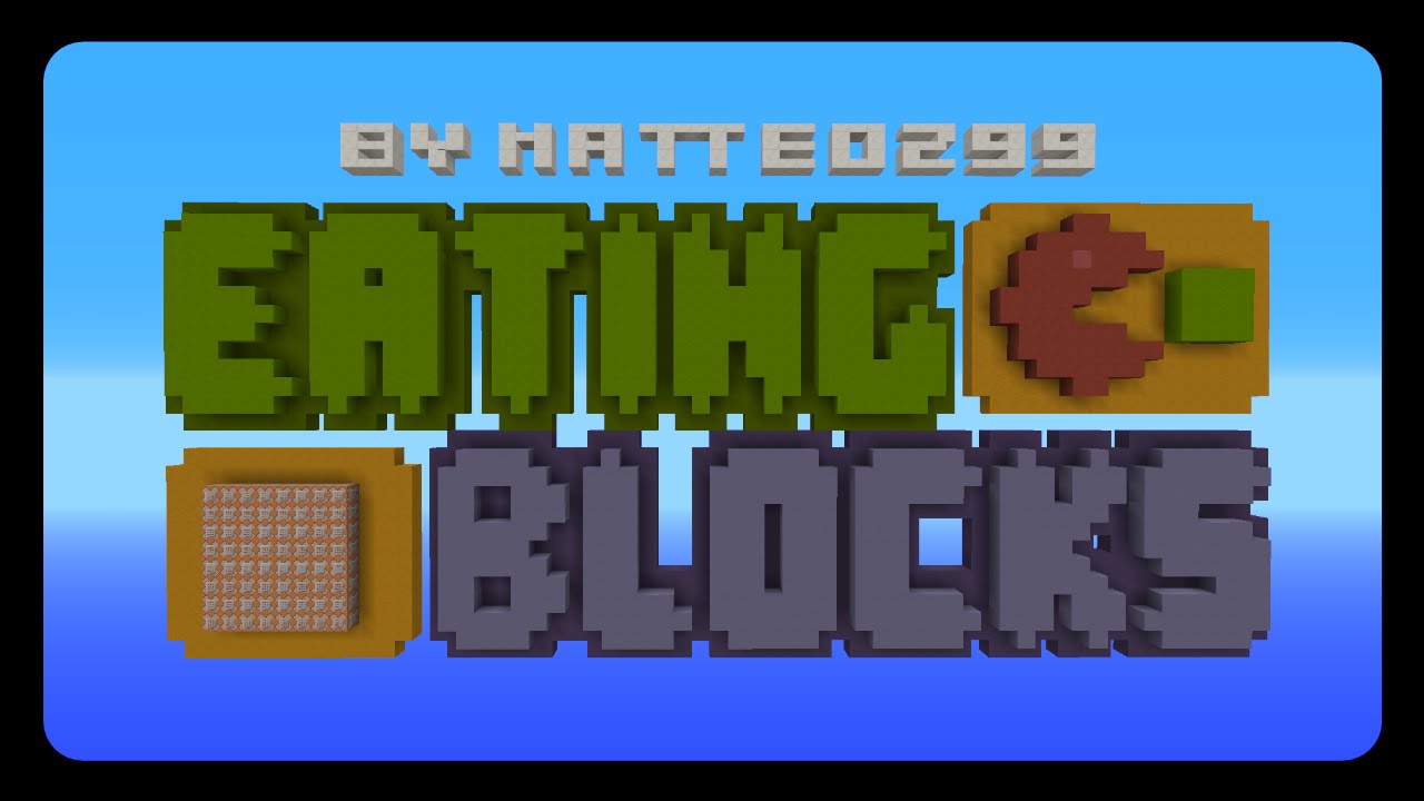 Minecraft: EATING BLOCKS! (Downloadable Mini-Game) - YouTube