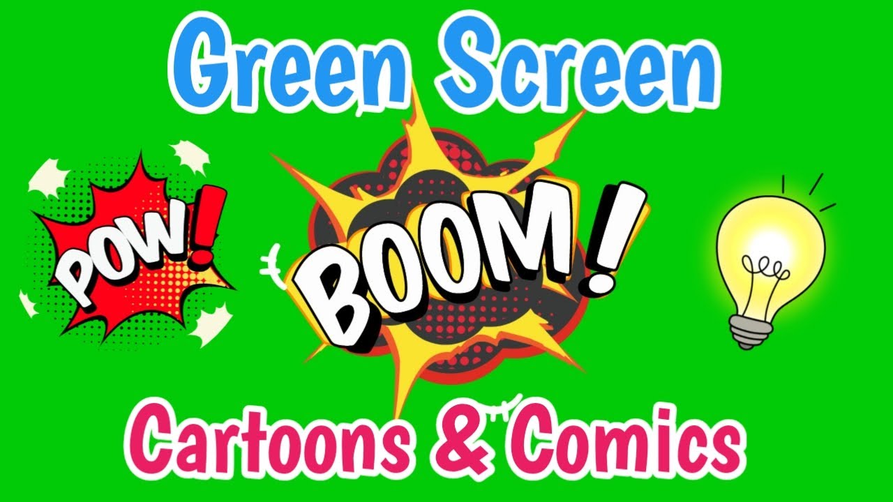 Free Green Screen Comics | 4K Effects - YouTube